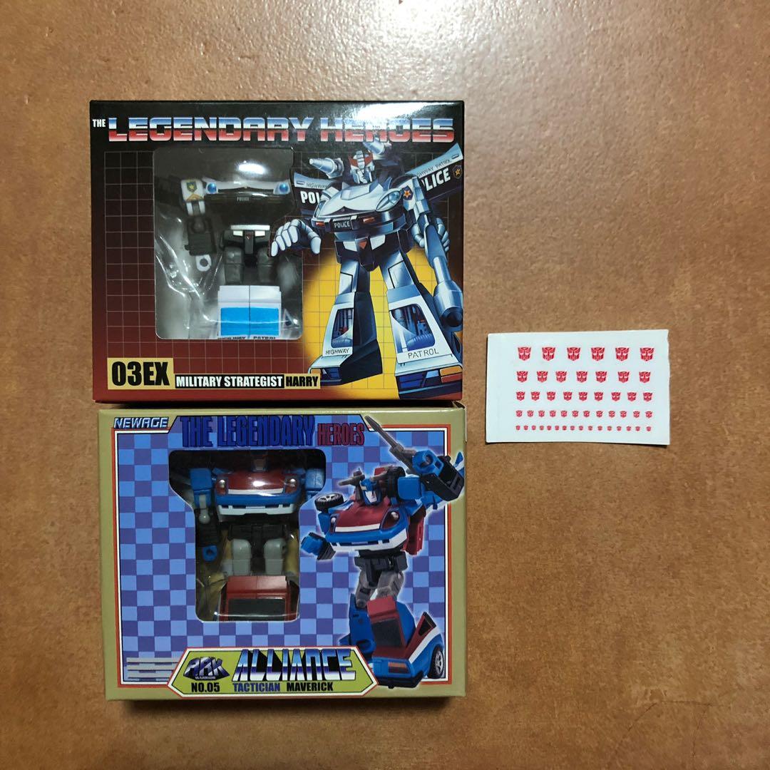 Transformers Newage Toys NA - H-3EX H3EX 03EX Harry & H-5 H5 Maverick ...