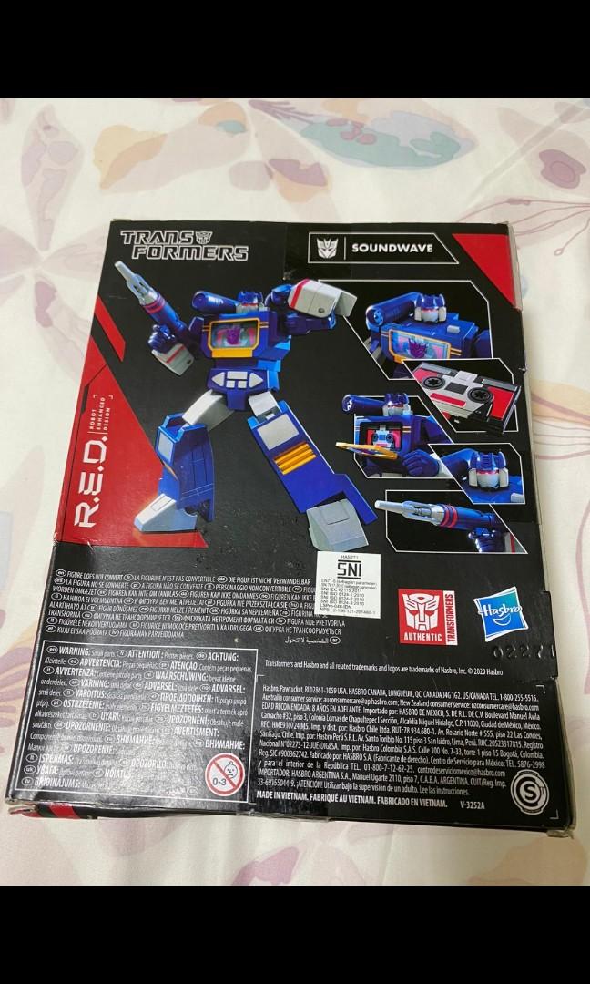 Transformers RED Soundwave, Hobbies & Toys, Toys & Games on Carousell