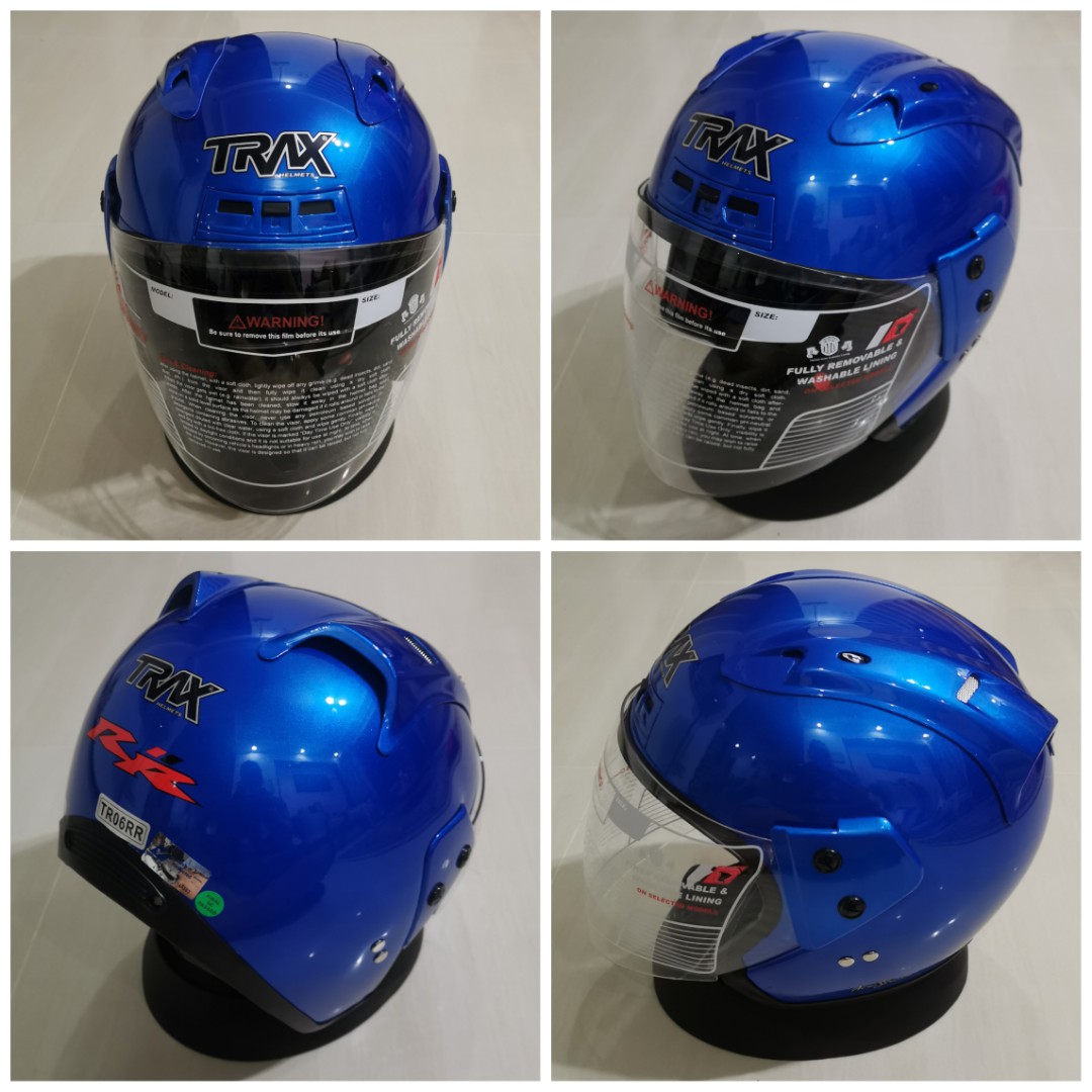 Trax Helmet, Motorcycles, Motorcycle Accessories on Carousell