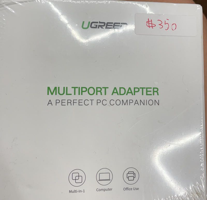 ugreen multiport adapter $350, 手提電話, 電話＆平板電腦配件, 充電器及電線 - Carousell