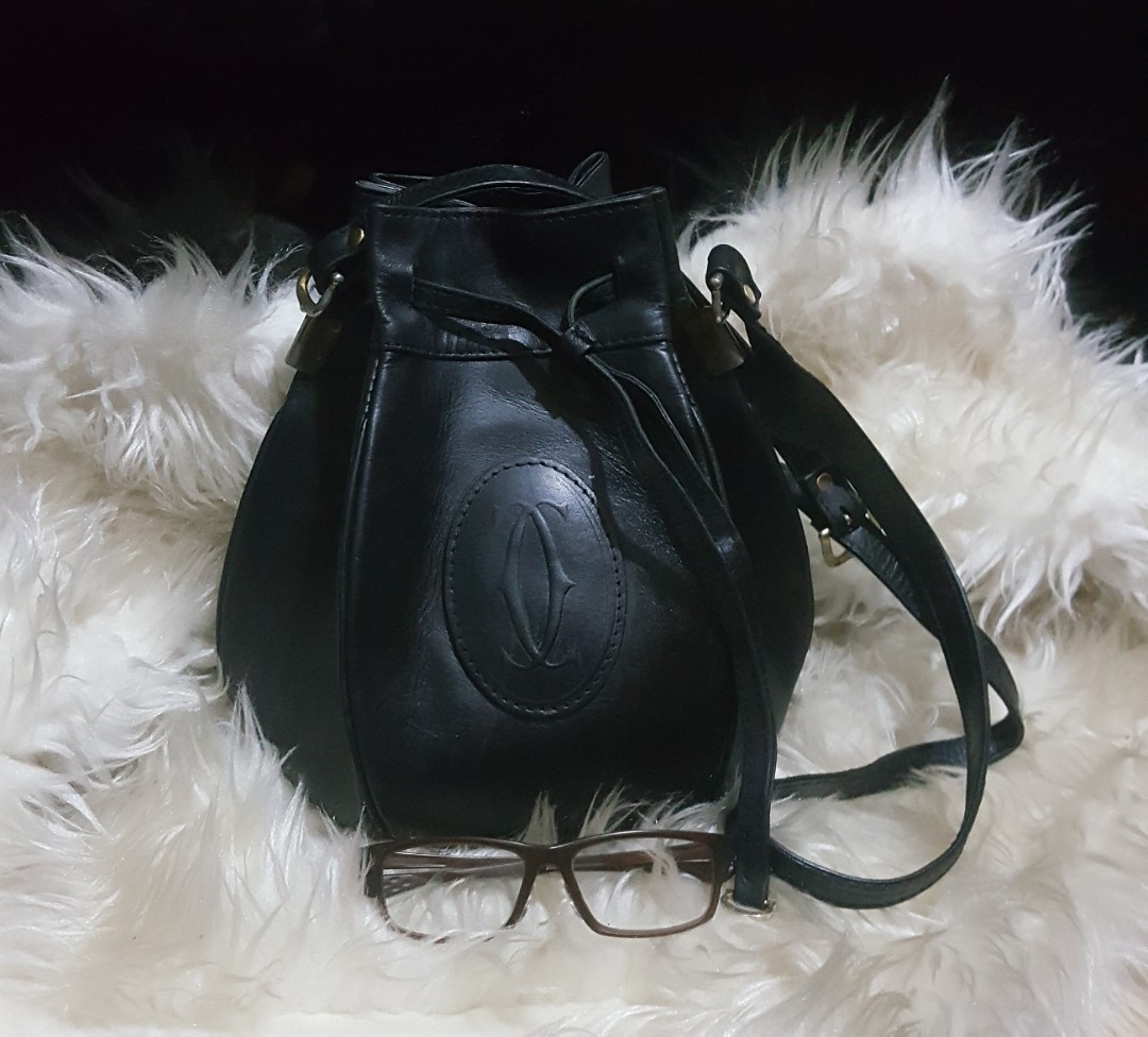 vintage cartier bucket bag, Luxury, Bags & Wallets on Carousell