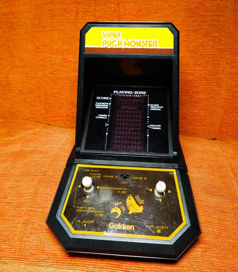 Vintage Gakken Super Puck Monster LCD Table Top Game, Hobbies & Toys ...