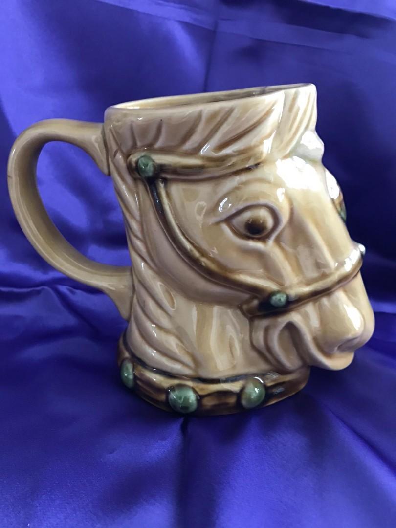 Vintage Horse-Head Shaped Mug/ Jug, Hobbies & Toys, Memorabilia ...