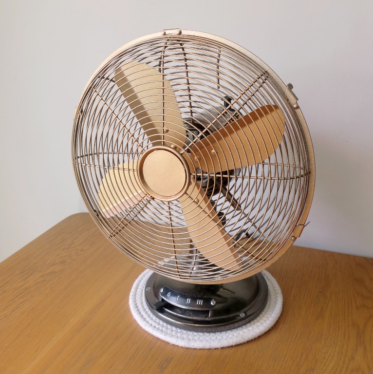 Vintage x Modern Table Fan, Furniture & Home Living, Furniture, Tables ...