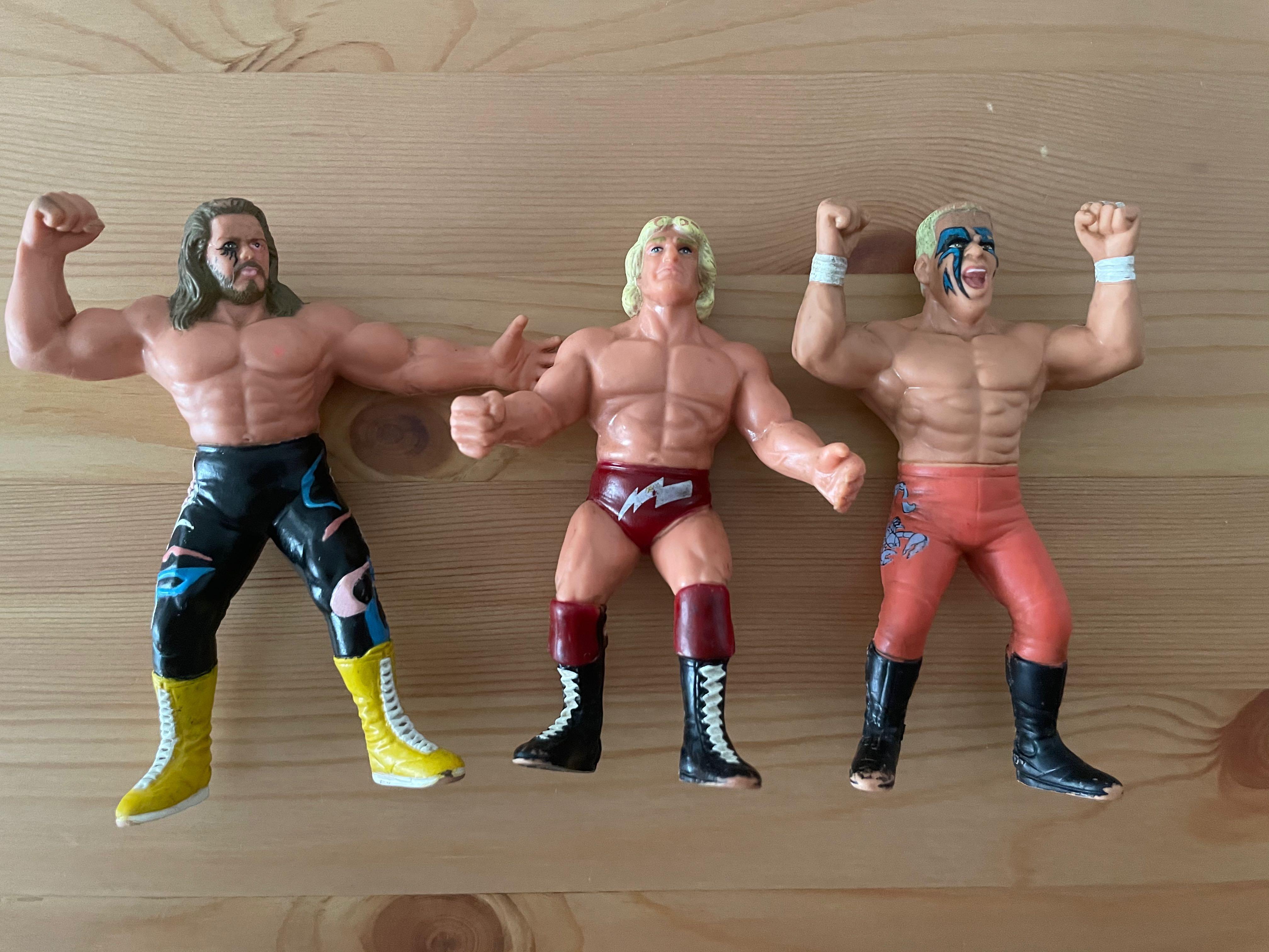 WCW WWF WWE Galoob Hasbro Retro figures, Hobbies & Toys, Toys & Games ...