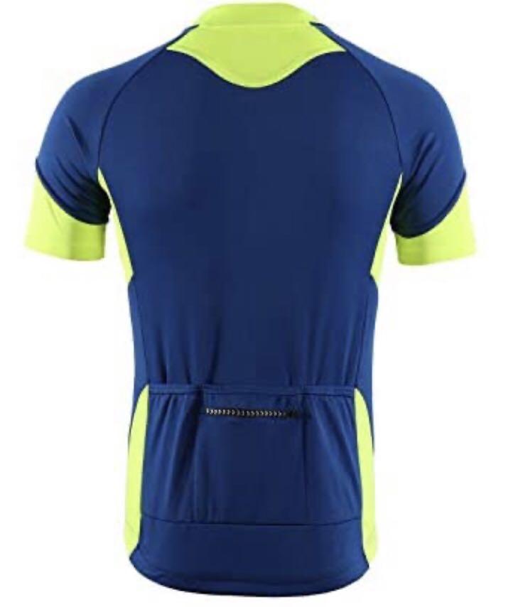 Bergrisar Men’s Cycling Jersey with Zipper Pockets, Sports Equipment ...