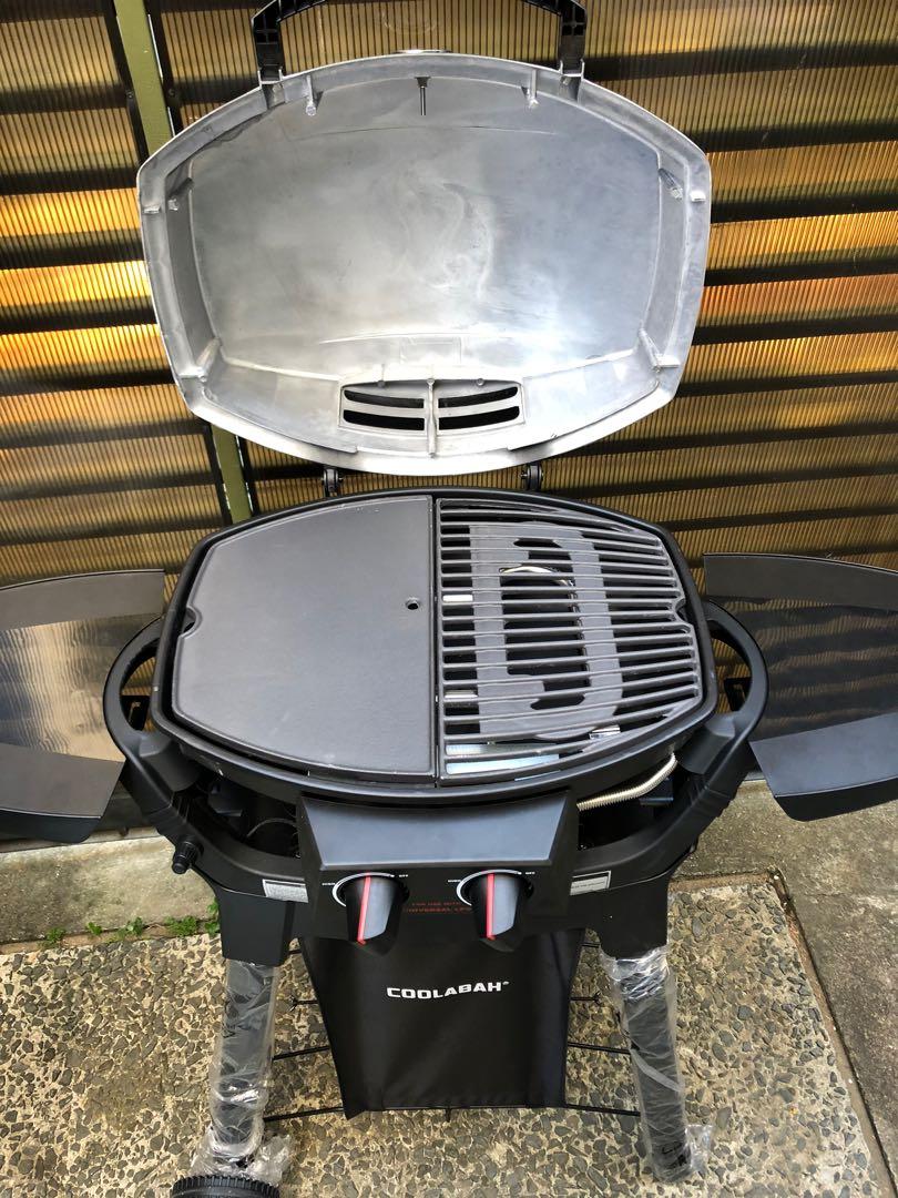 Bnew Coolabah Pantera Universal LPG Gas BBQ Grill with Stand Split ...