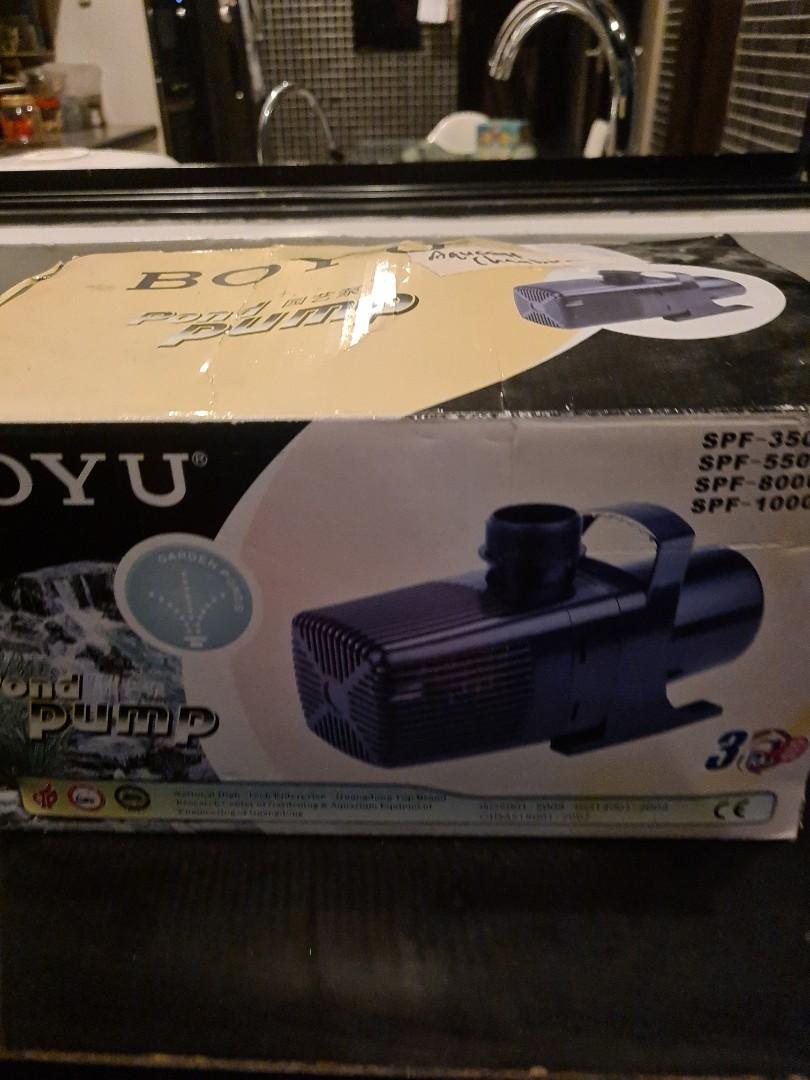 Boyu Pond Pump SPF 8000, Pet Supplies, Homes & Other Pet Accessories on ...