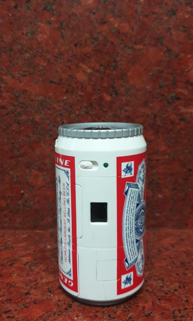 Budweiser beer can camera, Photography, Cameras on Carousell