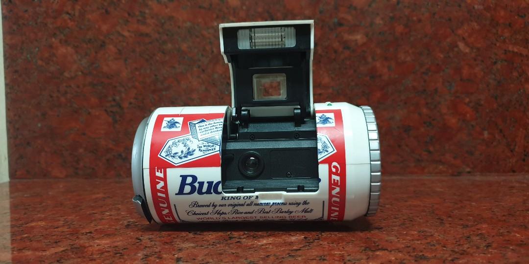 Budweiser beer can camera, Photography, Cameras on Carousell
