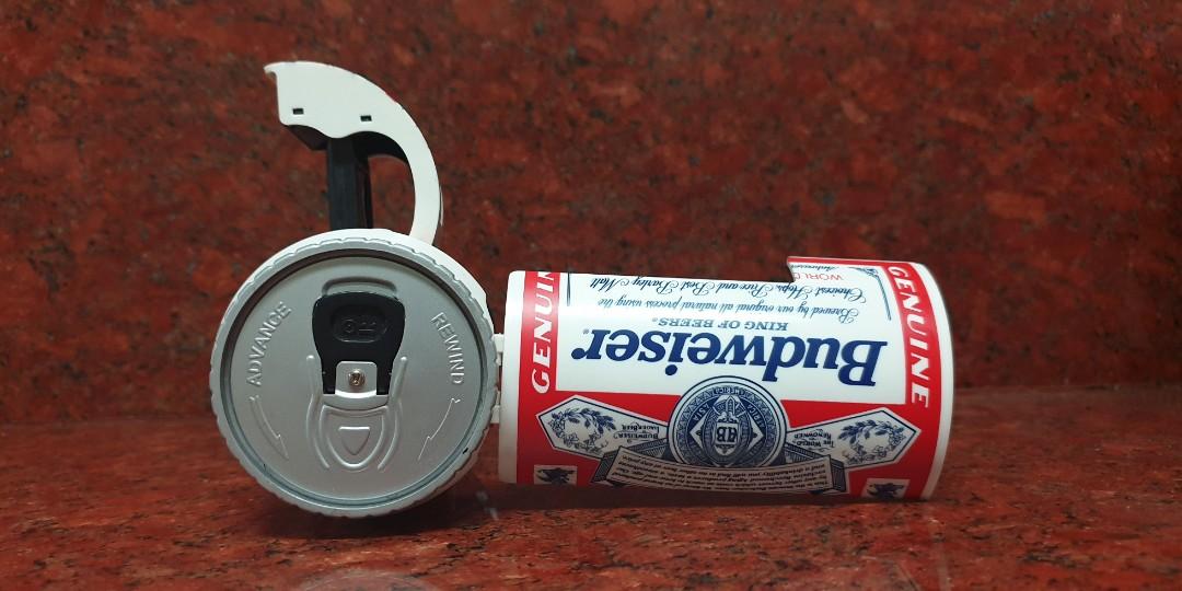 Budweiser beer can camera, Photography, Cameras on Carousell