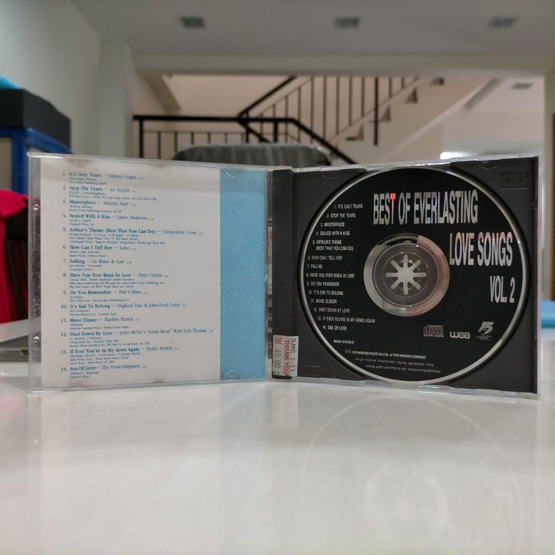 (CD) Best of Everlasting Love Songs Vol.2, Hobbies & Toys, Music ...