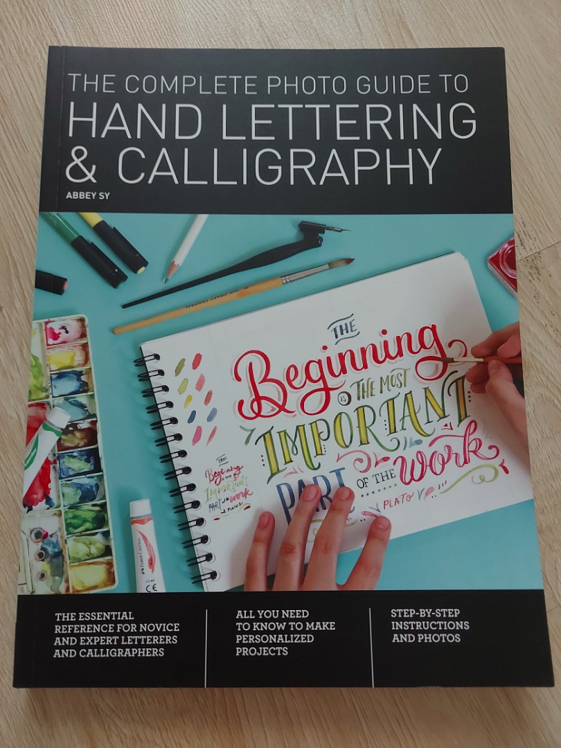 COMPLETE Hand Lettering & Calligraphy Book by Abbey Sy, Hobbies & Toys ...