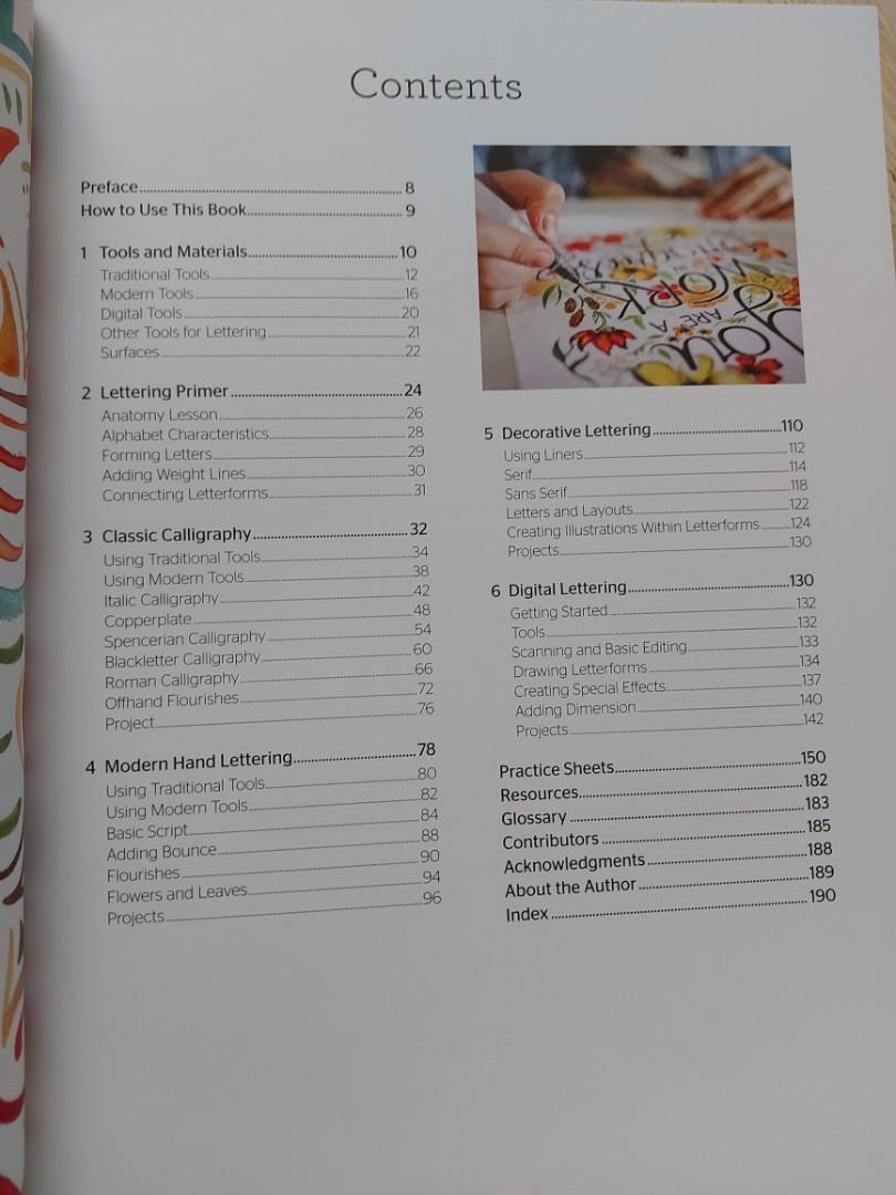 COMPLETE Hand Lettering & Calligraphy Book by Abbey Sy, Hobbies & Toys ...