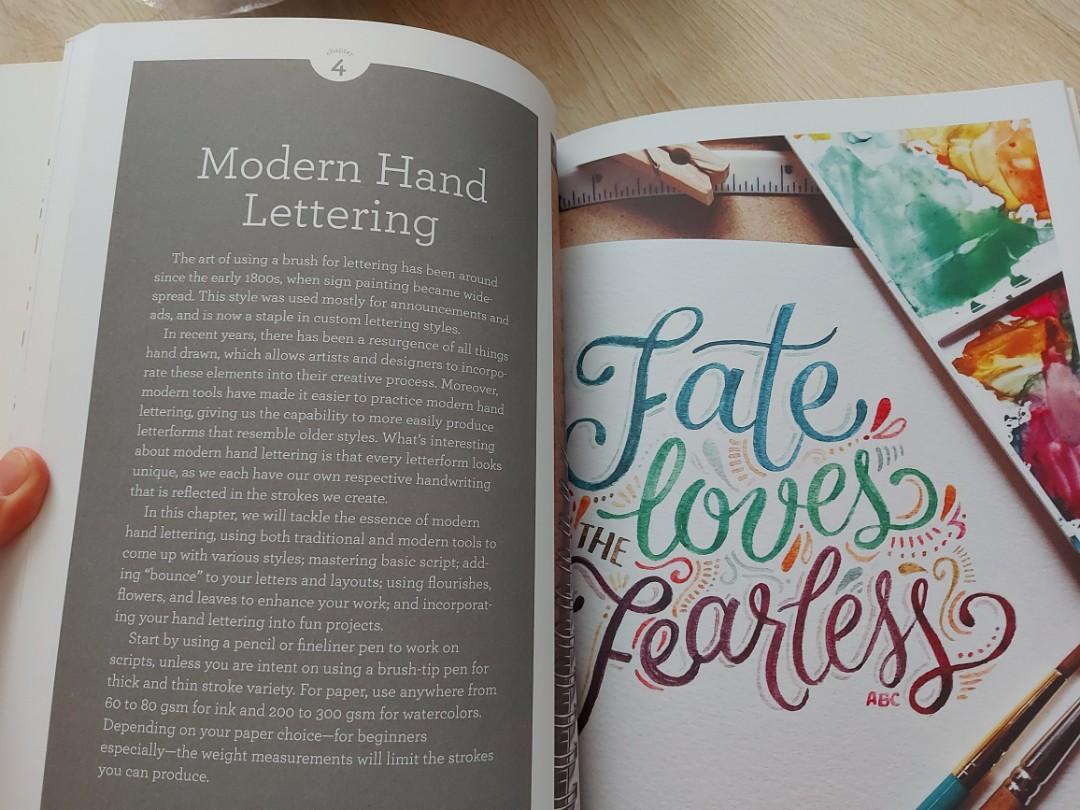 COMPLETE Hand Lettering & Calligraphy Book by Abbey Sy, Hobbies & Toys ...