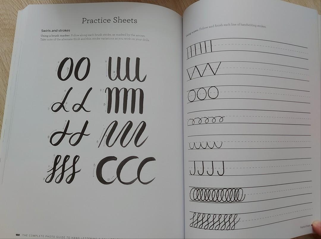 COMPLETE Hand Lettering & Calligraphy Book by Abbey Sy, Hobbies & Toys ...