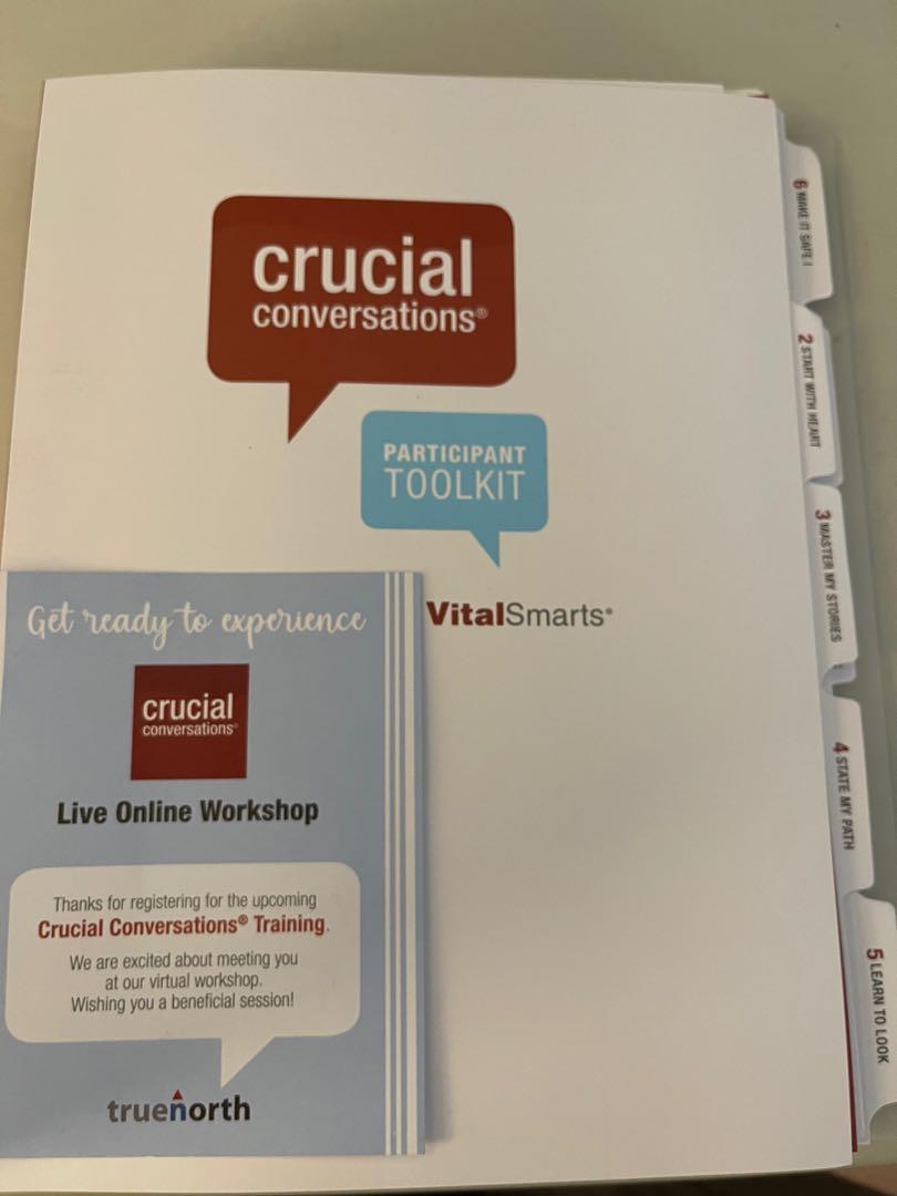 Crucial Conversations Toolkit + 8 Flash Cards & Standee, Hobbies & Toys ...