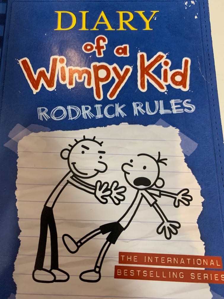 Diary of a wimpy kid Rodrick rules book, Hobbies & Toys, Books ...