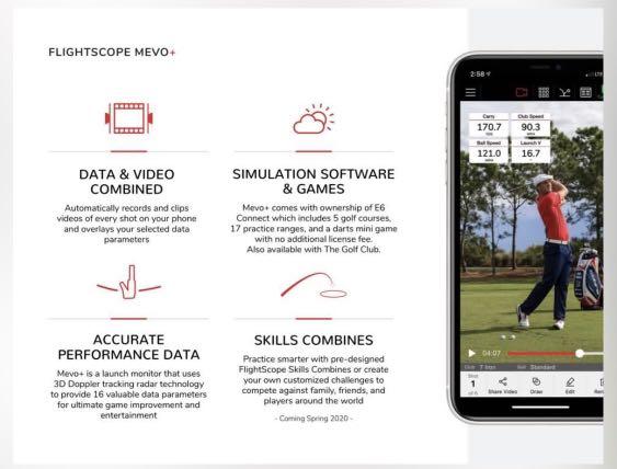 Flightscope Mevo+ Launch Monitor, Computers & Tech, Parts & Accessories ...