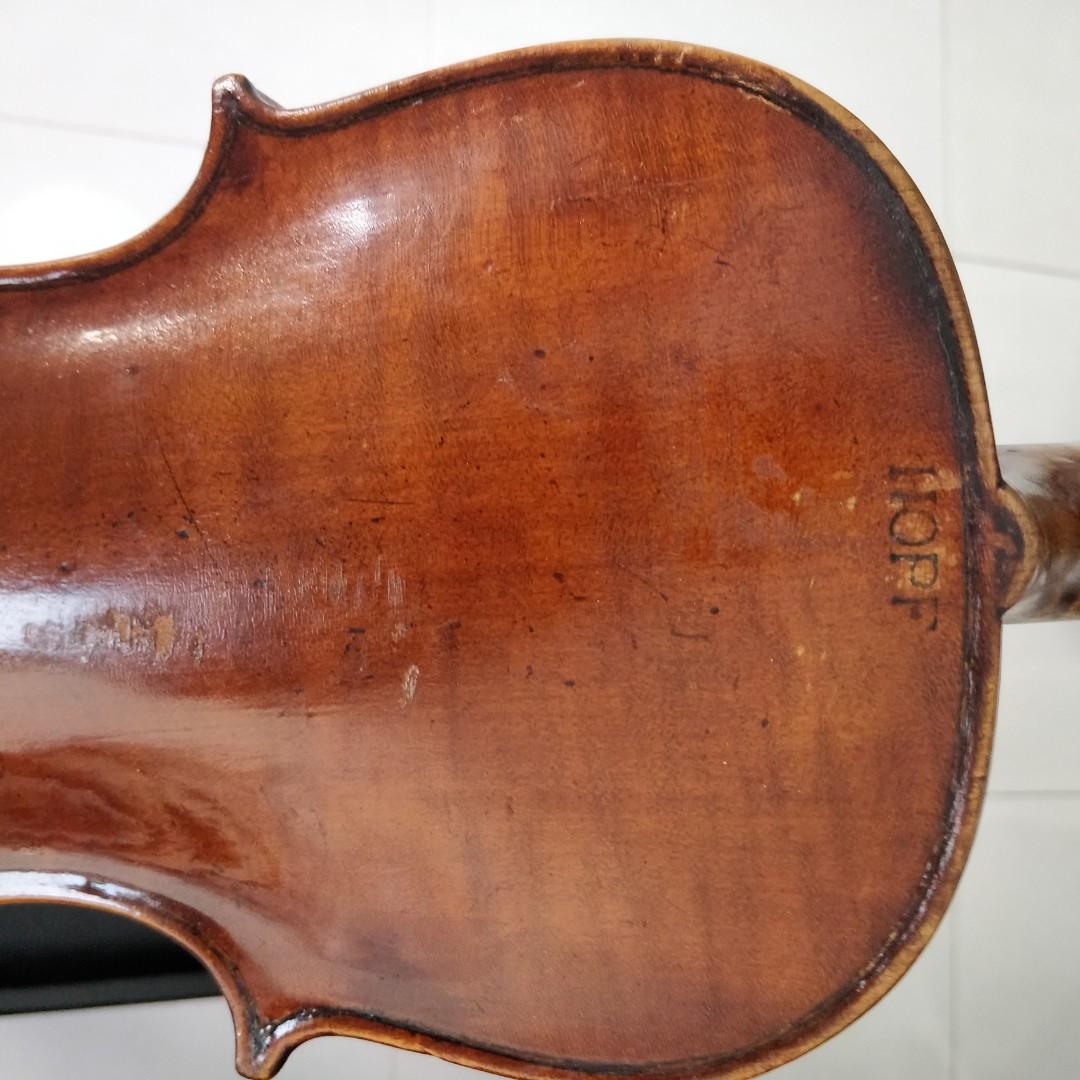 200 years old German HOPF violin, Hobbies & Toys, Music & Media ...