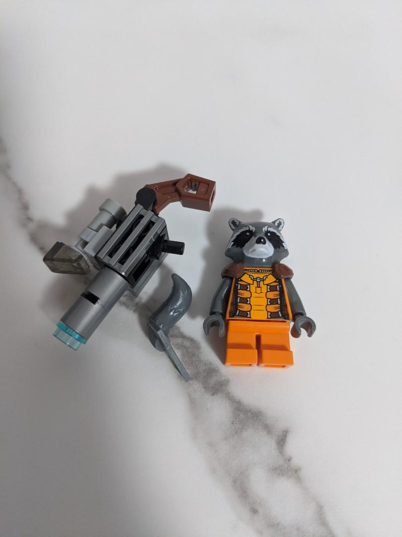 Lego Marvel - Rocket Raccoon and gun (Guardians of the Galaxy), Hobbies ...