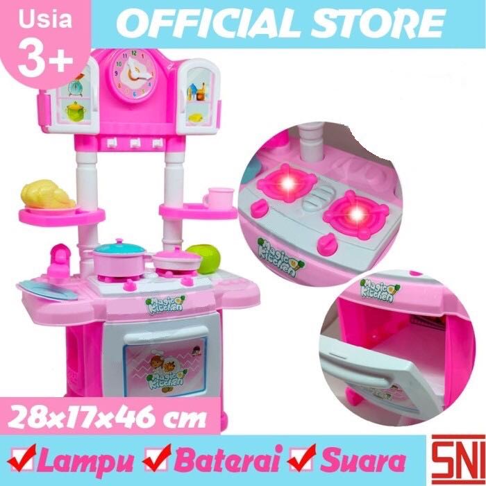 Mainan Kitchen set masak masakan dapur anak baby balita girl toddlers ...