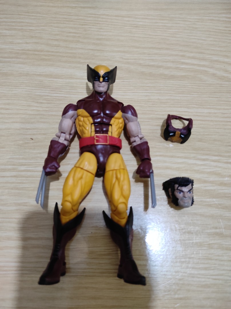 Marvel legends Wolverine Retro Brown Suit, Hobbies & Toys, Toys & Games ...