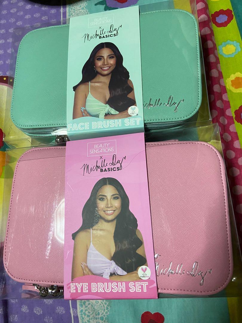 MICHELLE DY Face and Eye Brush Set, Beauty & Personal Care, Face, Face ...