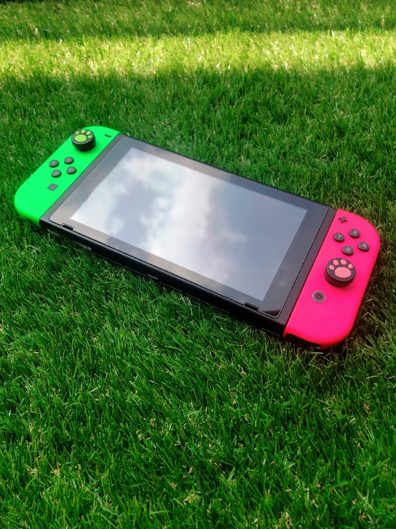 Nintendo Switch Console Pink Green, Toys & Games, Video Gaming ...