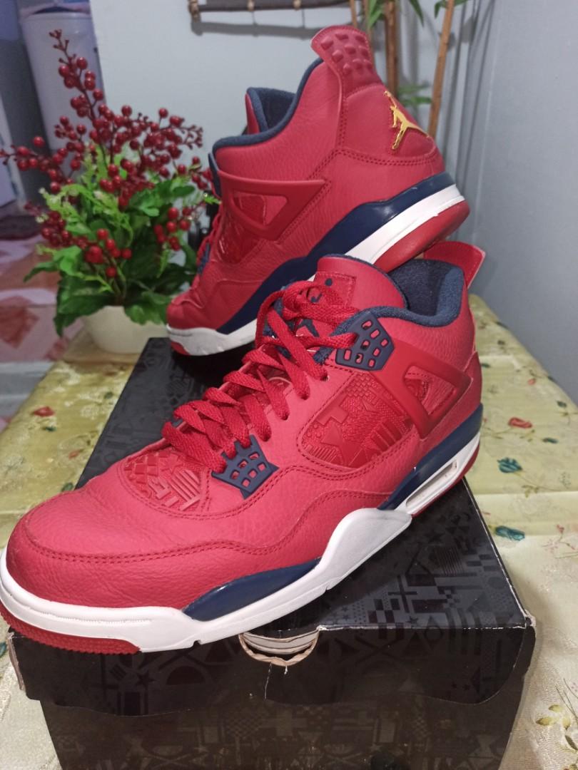 Original Jordan 4 Retro SE "FIBA", Men's Fashion, Footwear, Sneakers on ...