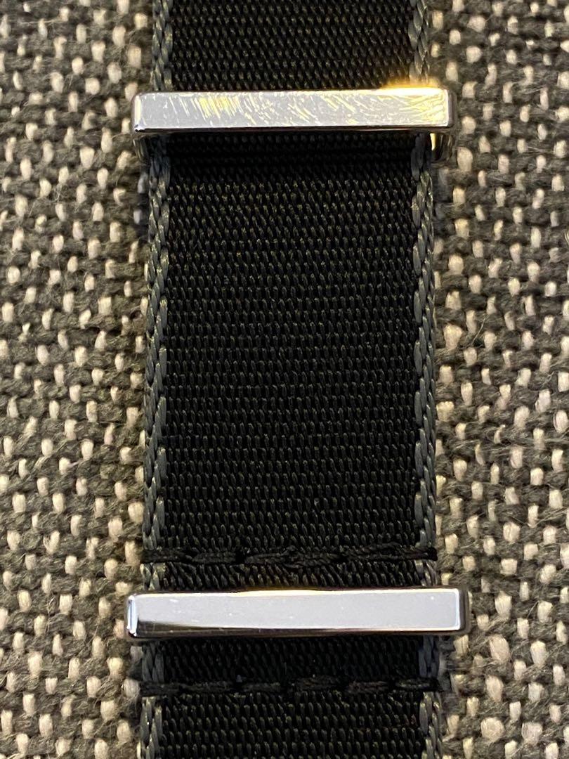 Original Omega NATO Strap 20mm (Black with Grey Border), Luxury ...