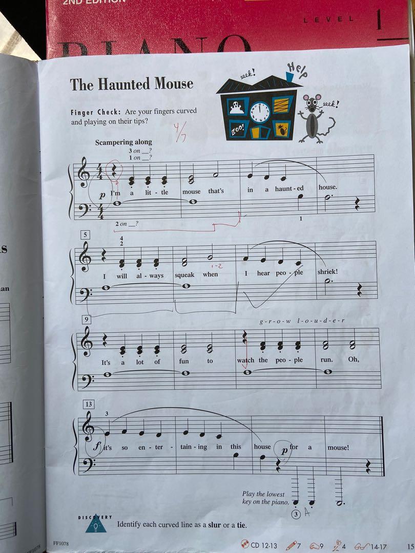 Piano adventures level 1 lesson book, Hobbies & Toys, Books & Magazines ...