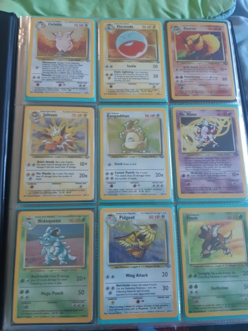 Pokemon cards old complete jungle set + others, Hobbies & Toys, Toys ...