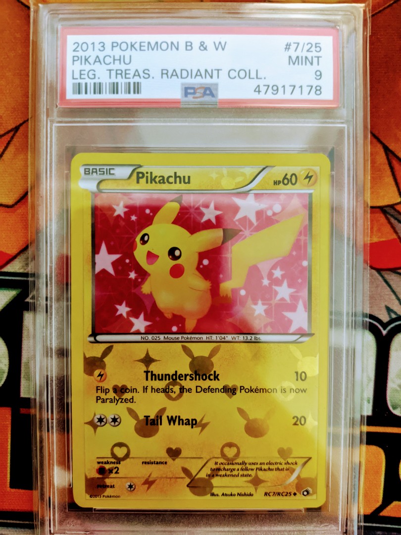 Pokemon TCG: Pikachu Radiant Collection PSA 9, Hobbies & Toys, Toys ...
