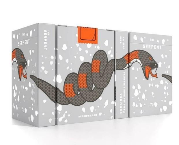 Poker Cards - The Serpent Cobra, Purple Snake Playing Cards, printed by Cartamundi, True Linen ...