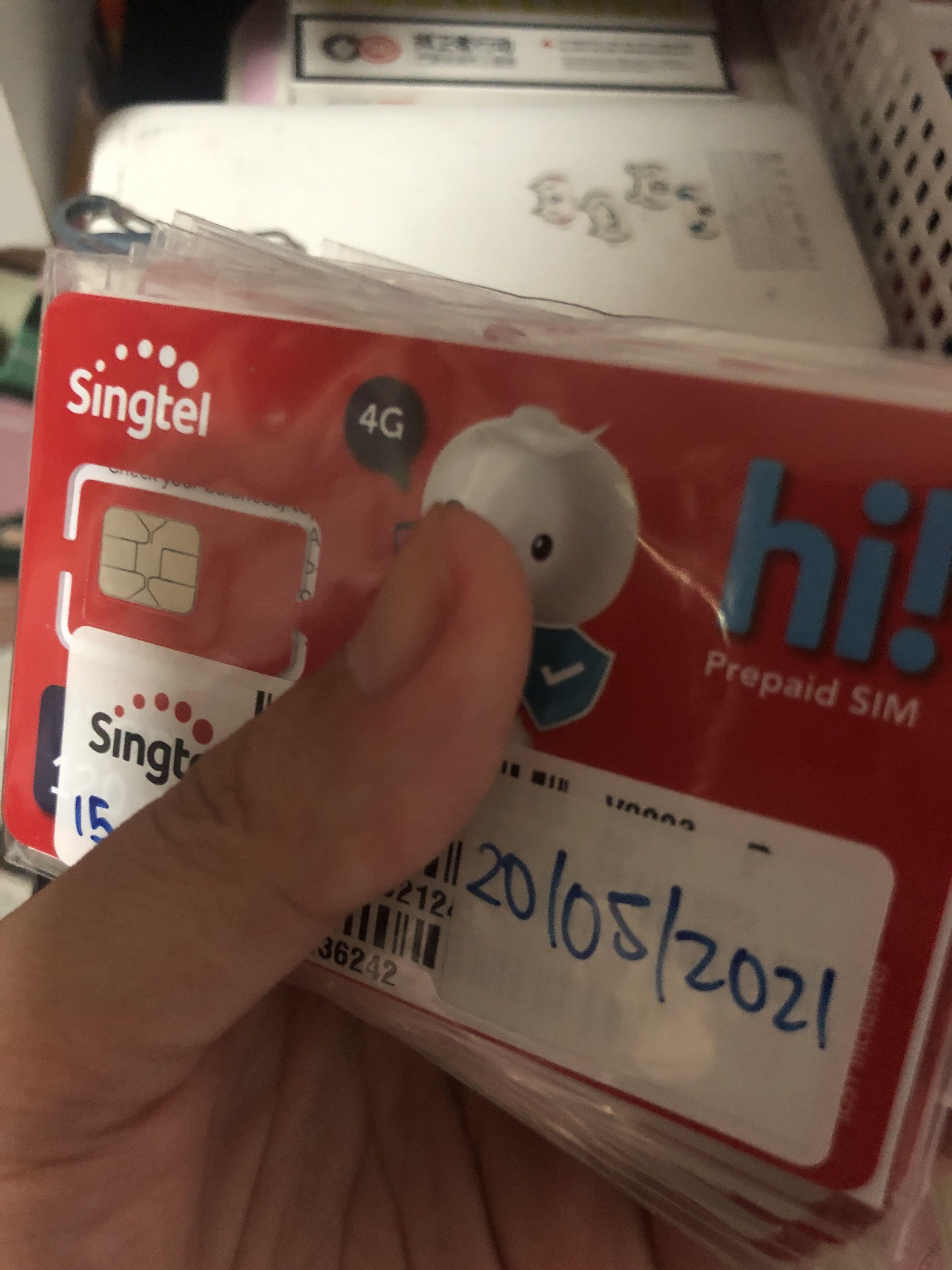 Preregistered Singtel Card, Mobile Phones & Gadgets, Mobile & Gadget ...