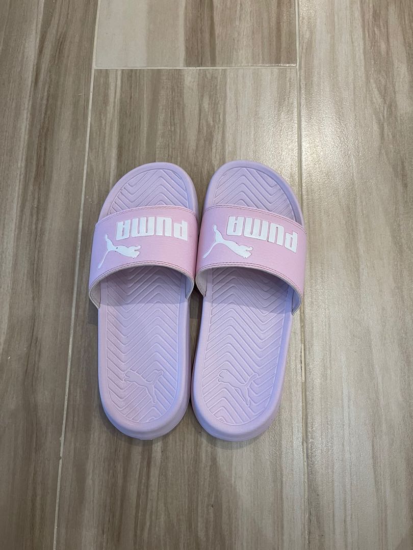 Puma - Baby Pink Slides, Women's Fashion, Footwear, Slippers and slides ...