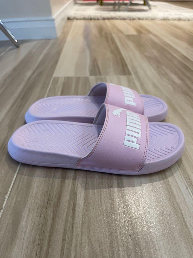 Puma - Baby Pink Slides, Women's Fashion, Footwear, Slippers and slides ...