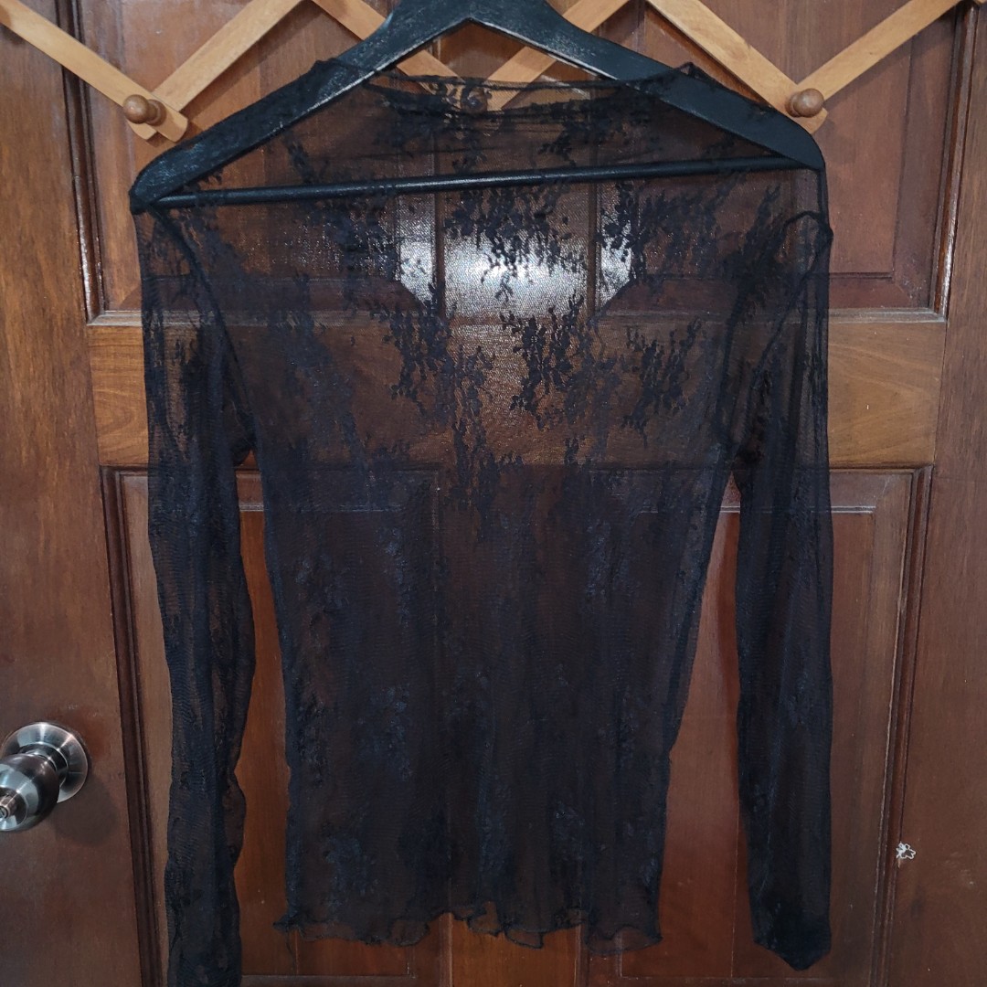 Sheer top, Women's Fashion, Tops, Sleeveless on Carousell