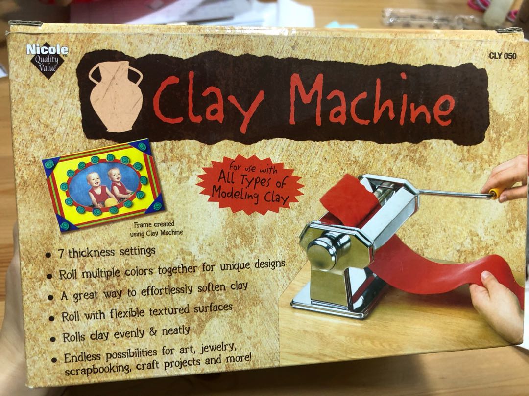 Stainless Steel Craft Polymer Clay Conditioner Machine Press Roller ...