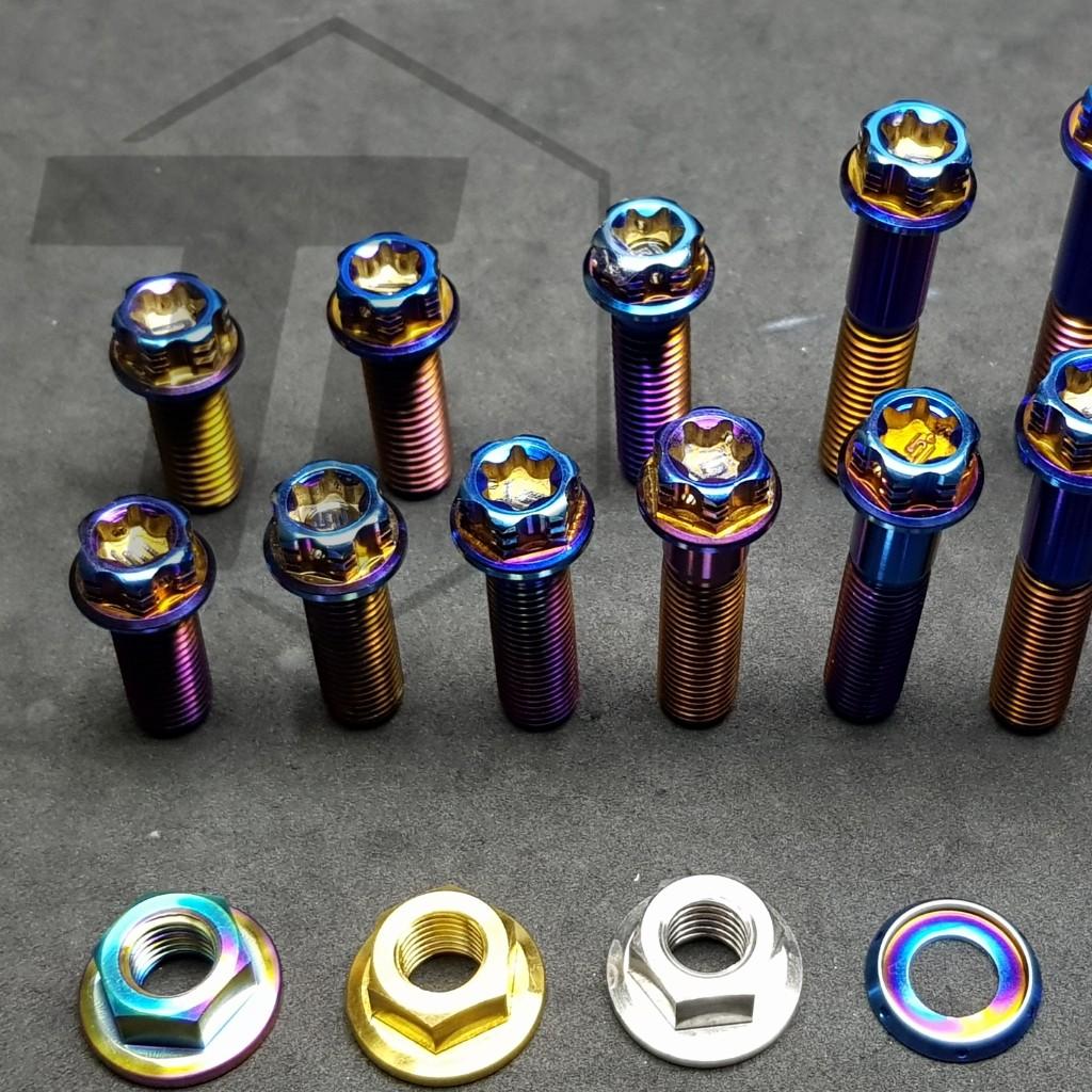 Titanium Bolt M10 for Motorcycle - Japan & Europe bike p1.25 P1.5 ...