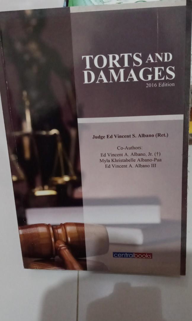Torts and Damages by Dean Albano, Hobbies & Toys, Books & Magazines ...