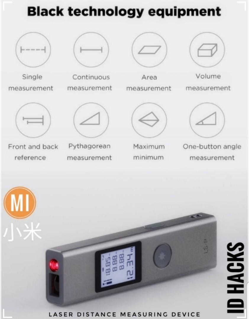 Xiaomi Digital Distance-Range Laser Measurement Device, Health ...