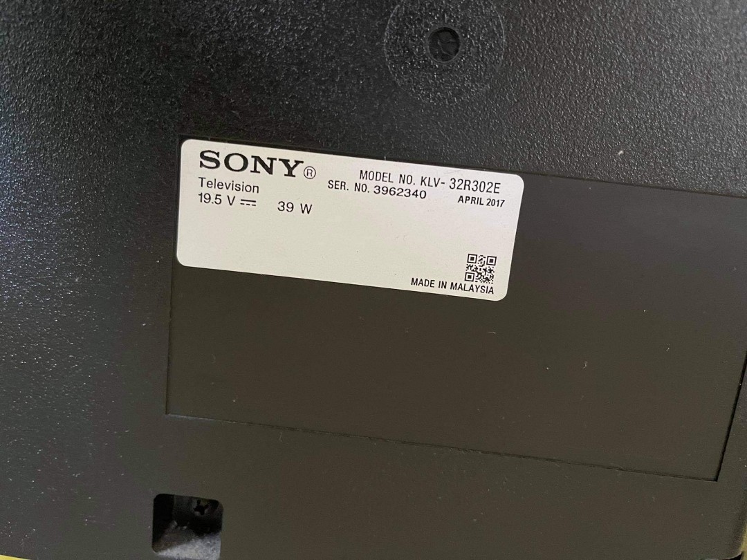 32" Basic LED TV (Sony Bravia), TV & Home Appliances, TV ...