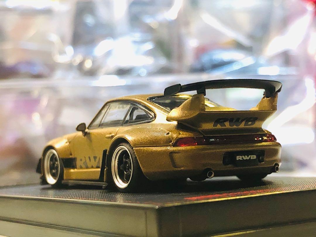 全新 Ignition Model 1/64 RWB Porsche 993 金屬金色, 興趣及遊戲, 收藏品及紀念品, 明星周邊 ...