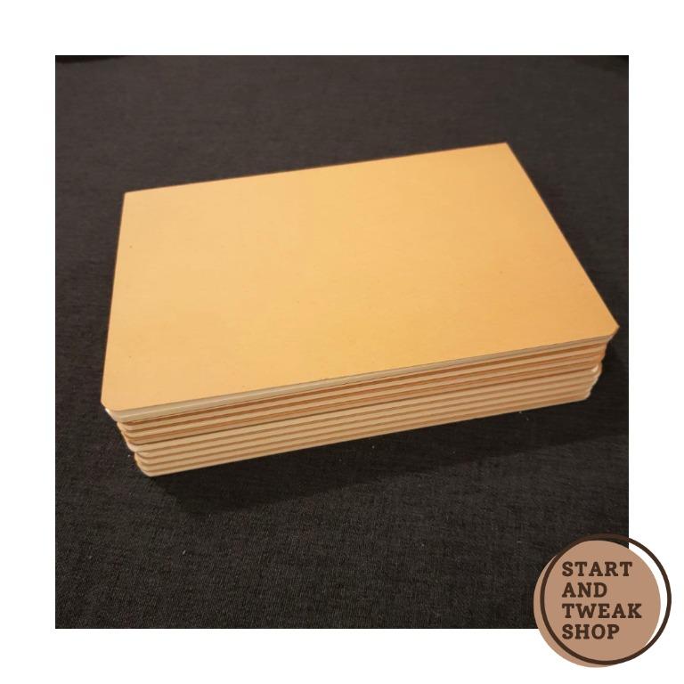 A5 Kraft/Notebook (Blank/Plain White), Hobbies & Toys, Stationary ...