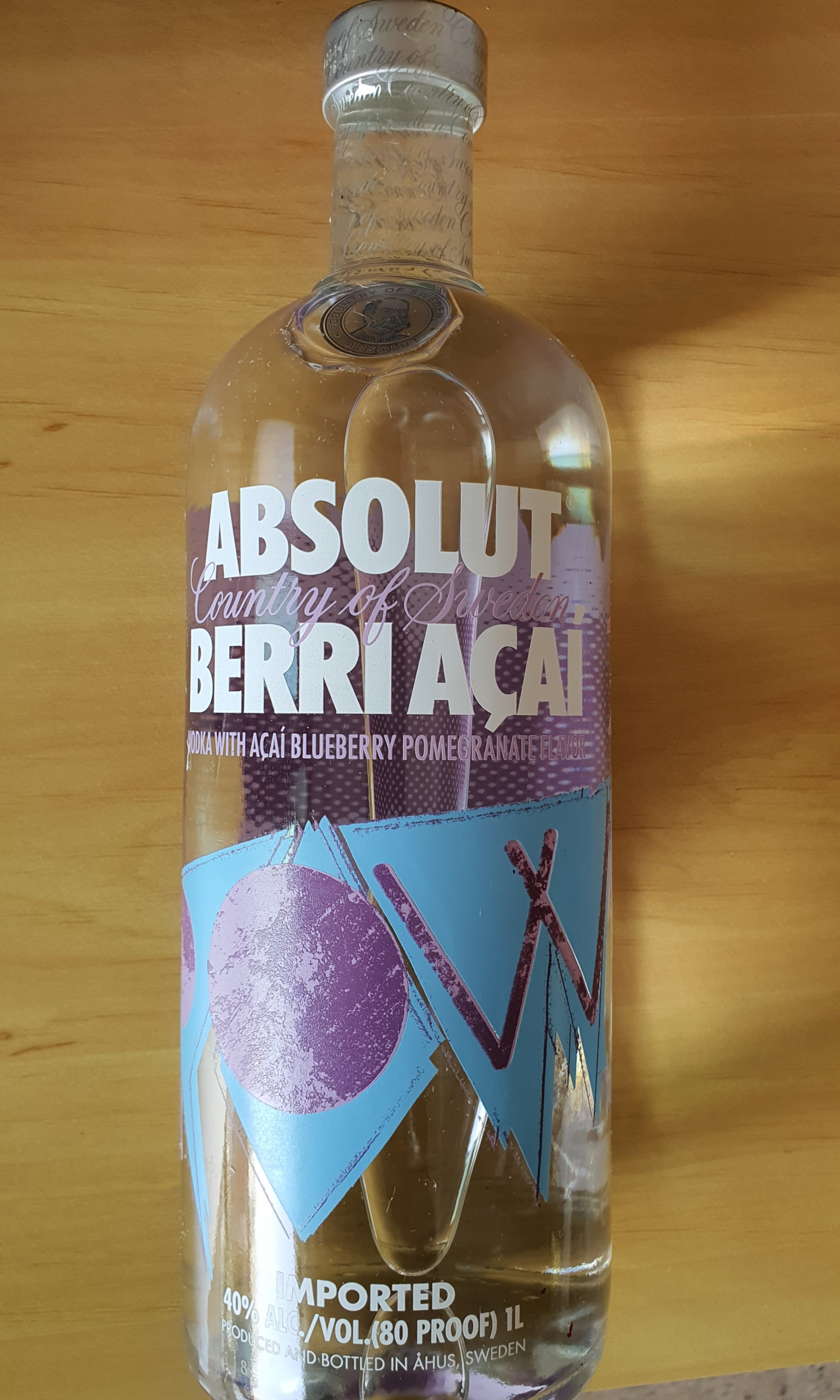 Absolut vodka berri acai 1L, Food & Drinks, Alcoholic Beverages on ...