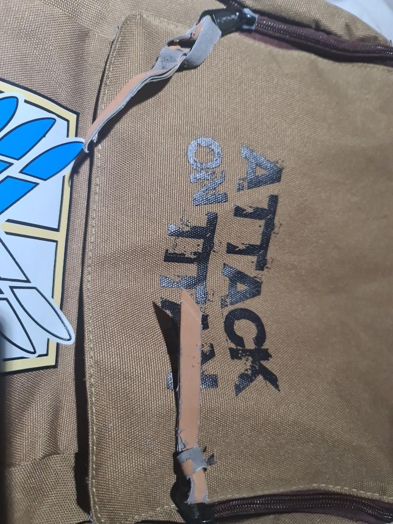 Attack on Titan Backpack, Men's Fashion, Bags, Backpacks on Carousell