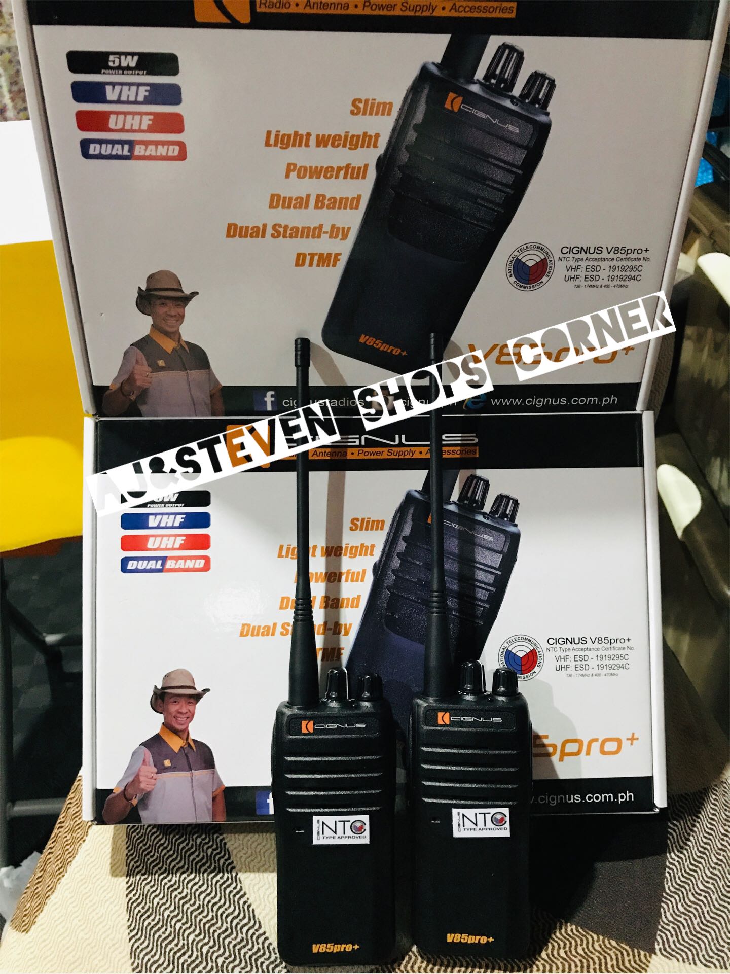 CIGNUS V85PRO+ TWO WAY RADIO, Mobile Phones & Gadgets, Walkie-Talkie on ...