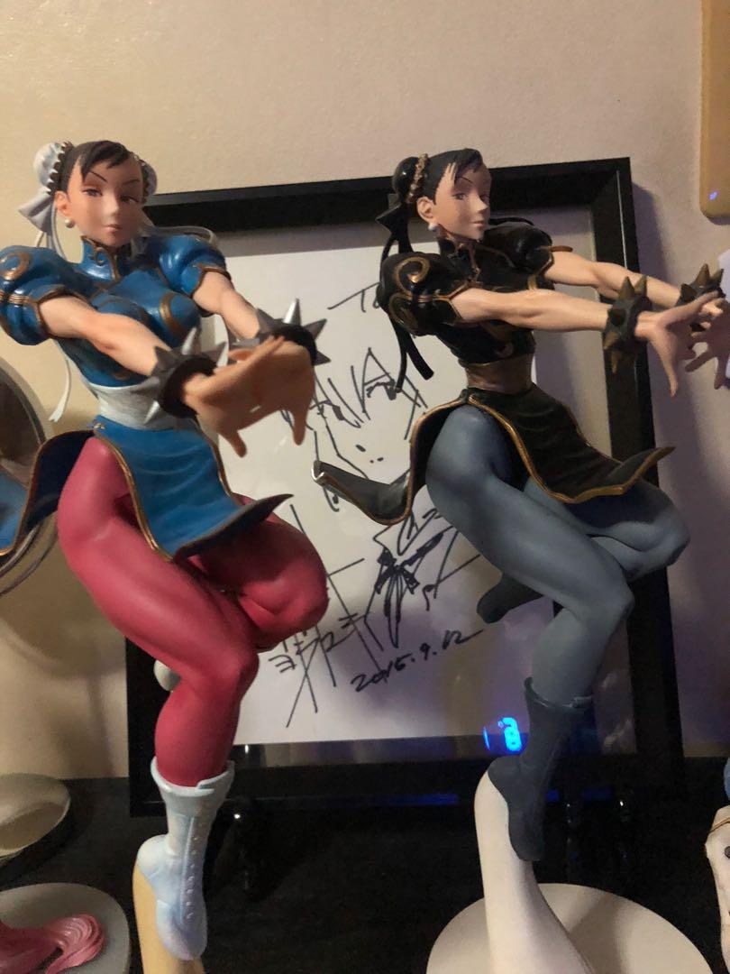 Custom Painted Black Chun li Resin Street fighter, Hobbies & Toys, Toys ...